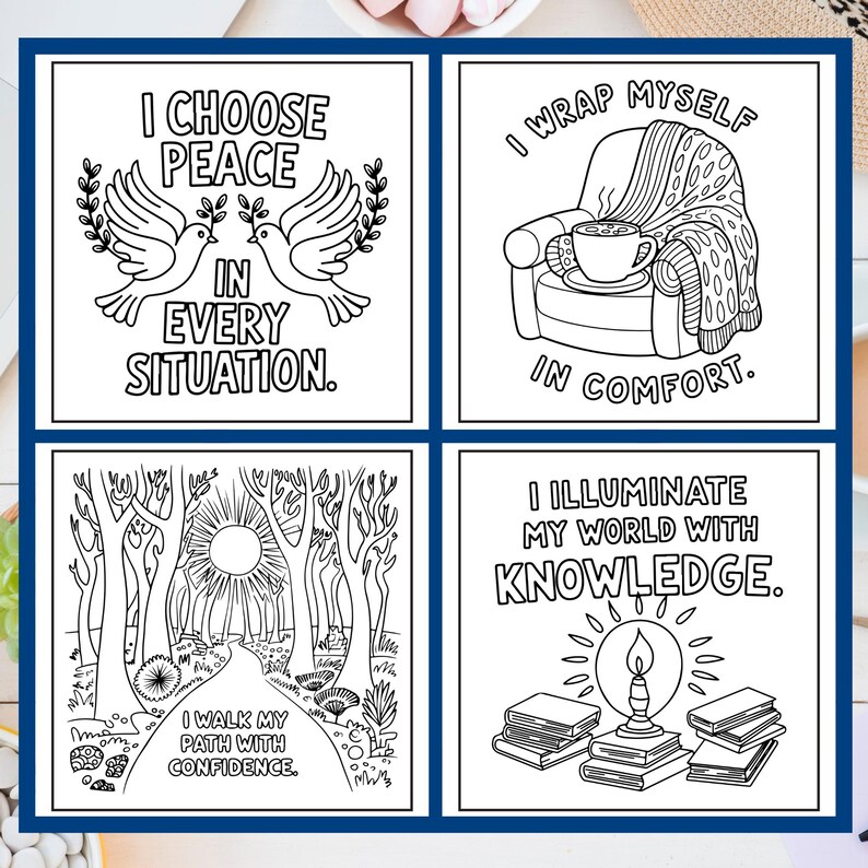 Affirmation Colouring Page for Women | Self-love & Empowerment ...