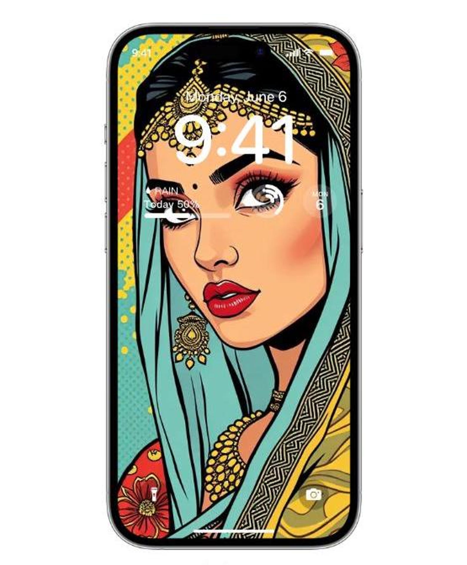 Sikh Punjabi Woman Aesthetic Bollywood Wallpaper - Etsy