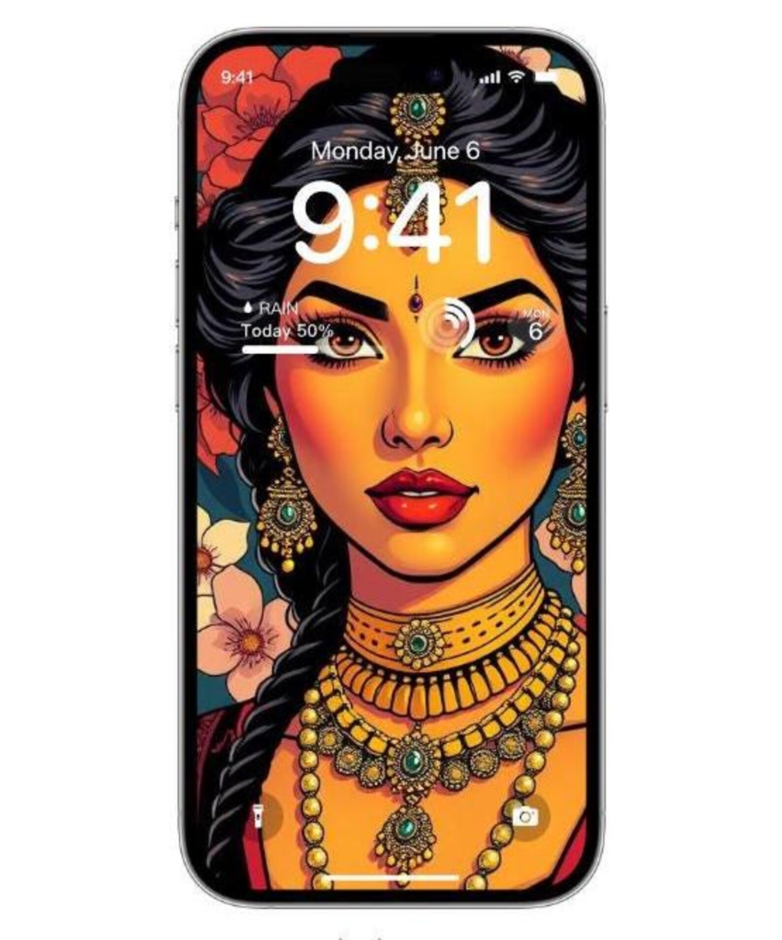Aesthetic Wallpaper - Indian/sikh/punjabi Beauty - Cultural Pop Art - Etsy