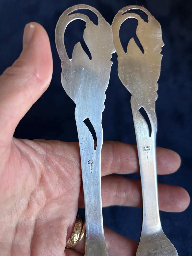Vintage Art Nouveau Axel Prip Denmark Silver-plate Serving Set – Lily ...