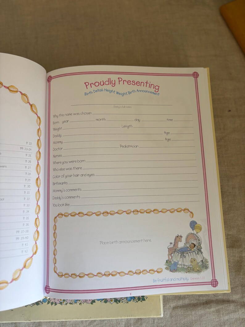 Vintage “baby’s Heritage” 1998 Baby Book – African American Family ...