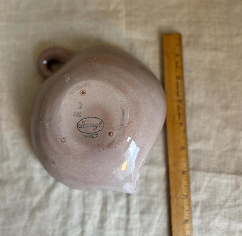 Vintage Stangl Leaf Bowl – Persian Yellow and Gray – 7 Inches – Serving ...