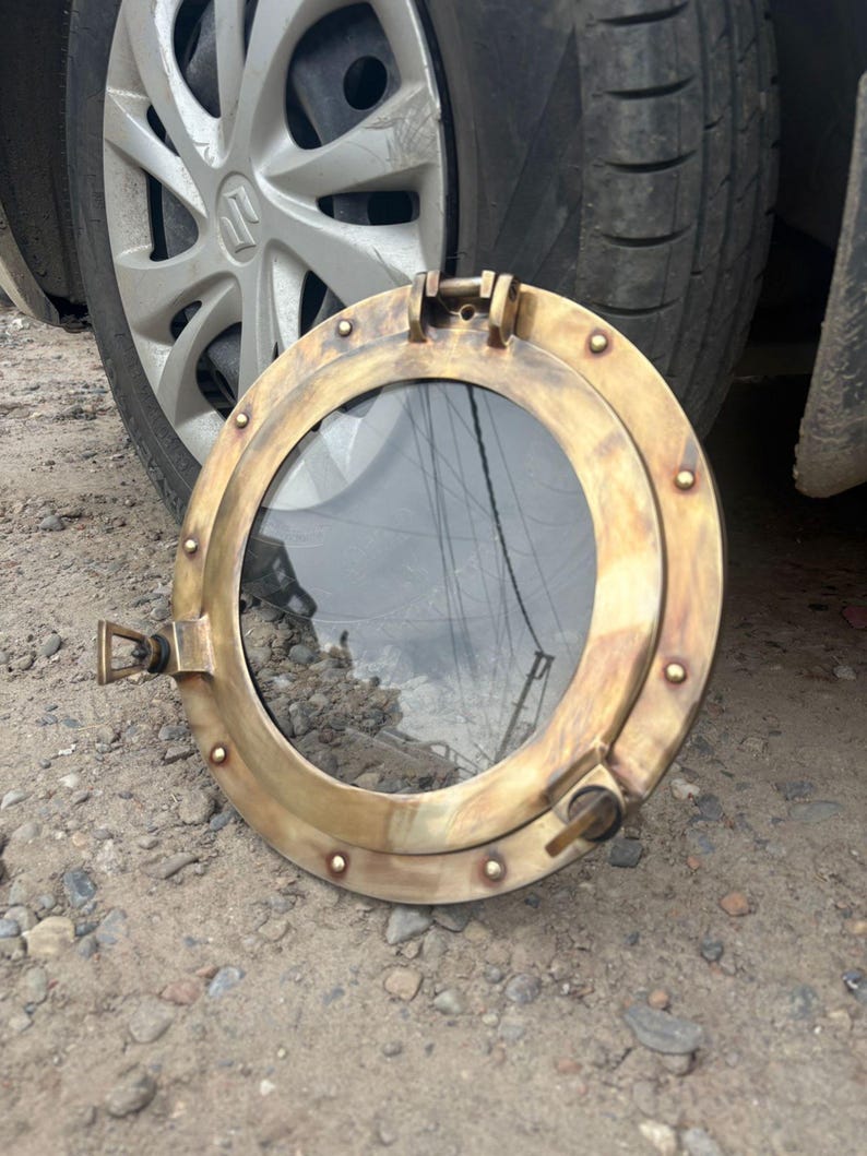 Antique Brass Finish Maritime Ship Boat Round Porthole ~ Handmade ...