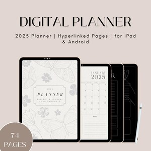 2025 Minimalist Digital Planner Template | To-do List | Budget Planner ...