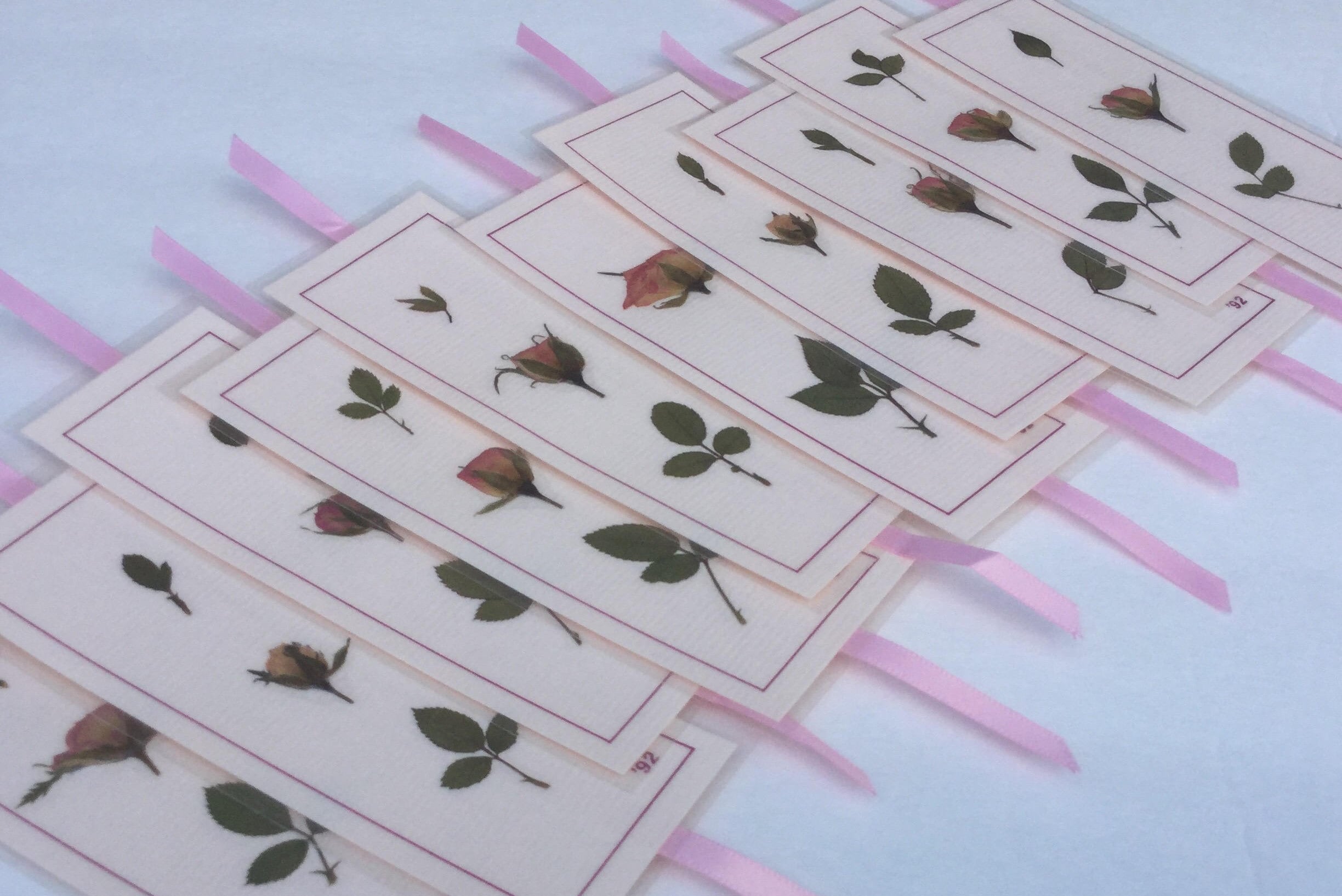 Bookmark Pink Rose Pink Bookmark Gift for Her Floral Book - Etsy