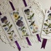 Pressed Flower Bookmarks, Pansy Gifts, Book Accessories, Pansy ...