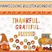 Printable Thanksgiving Bulletin Board Kit,november Classroom Decor ...
