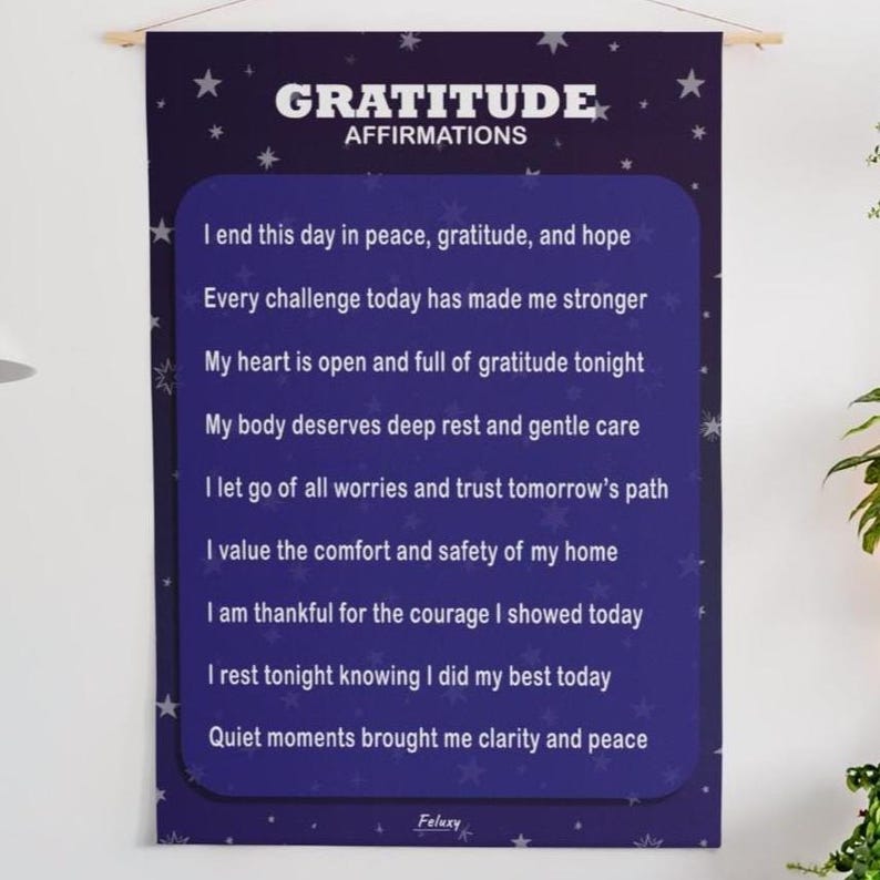 Be a Greatful Teacher Printable , Daily Affirmations Wall Decor ...