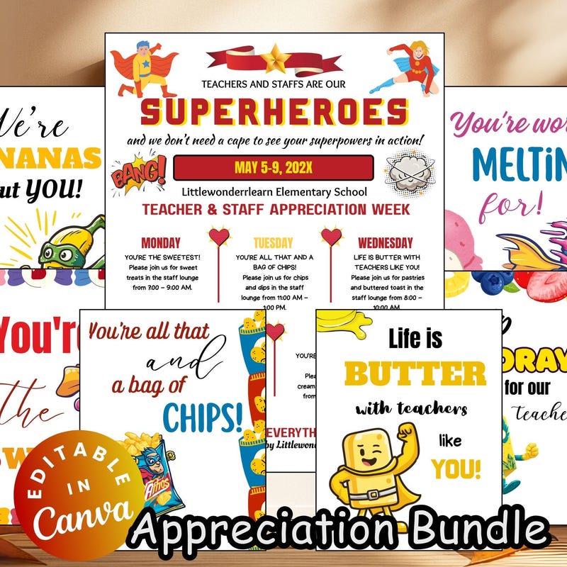 Superhero Staff Week - Etsy