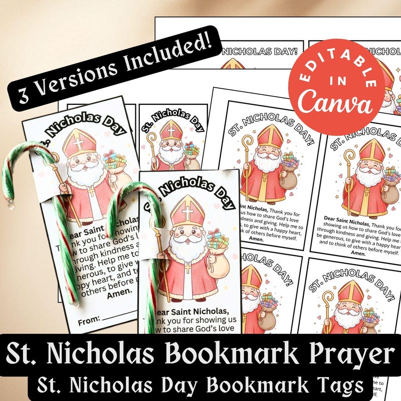 St. Nicholas Day Printables - Etsy