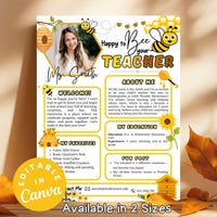 Meet the Teacher Editable Template | Greenery Eucalyptus Theme ...