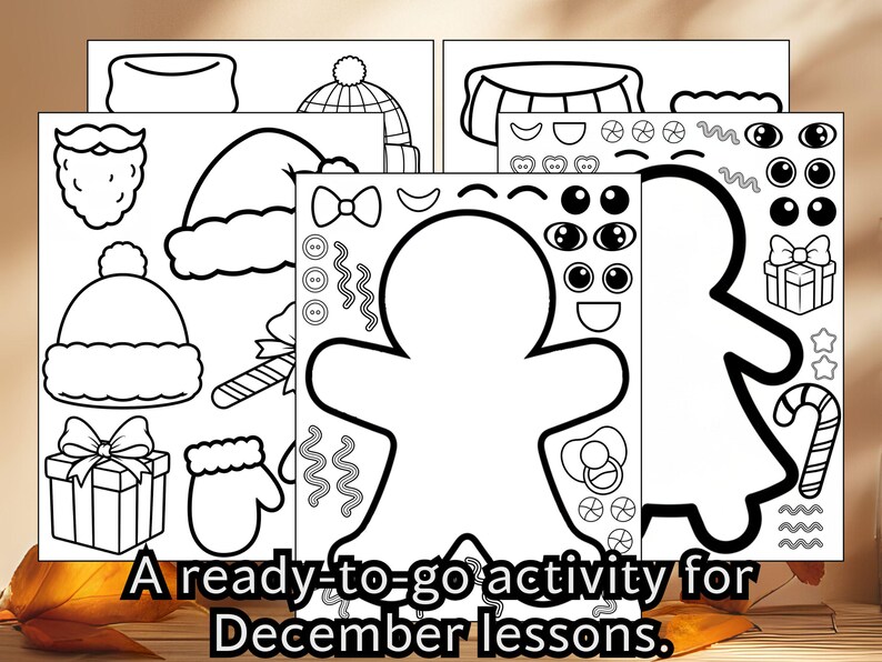 Christian Gingerbread Man Craft Activity Kids Sunday School Coloring ...