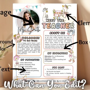 Silly Goose Meet the Teacher Flyer Back to School Welcome Letter Silly ...