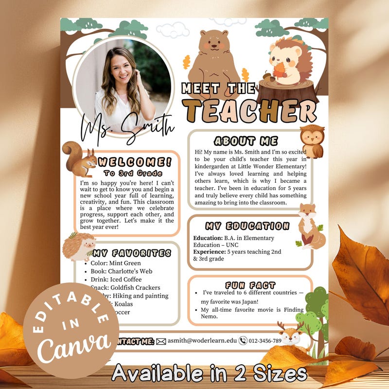 Woodland Classroom Theme - Etsy