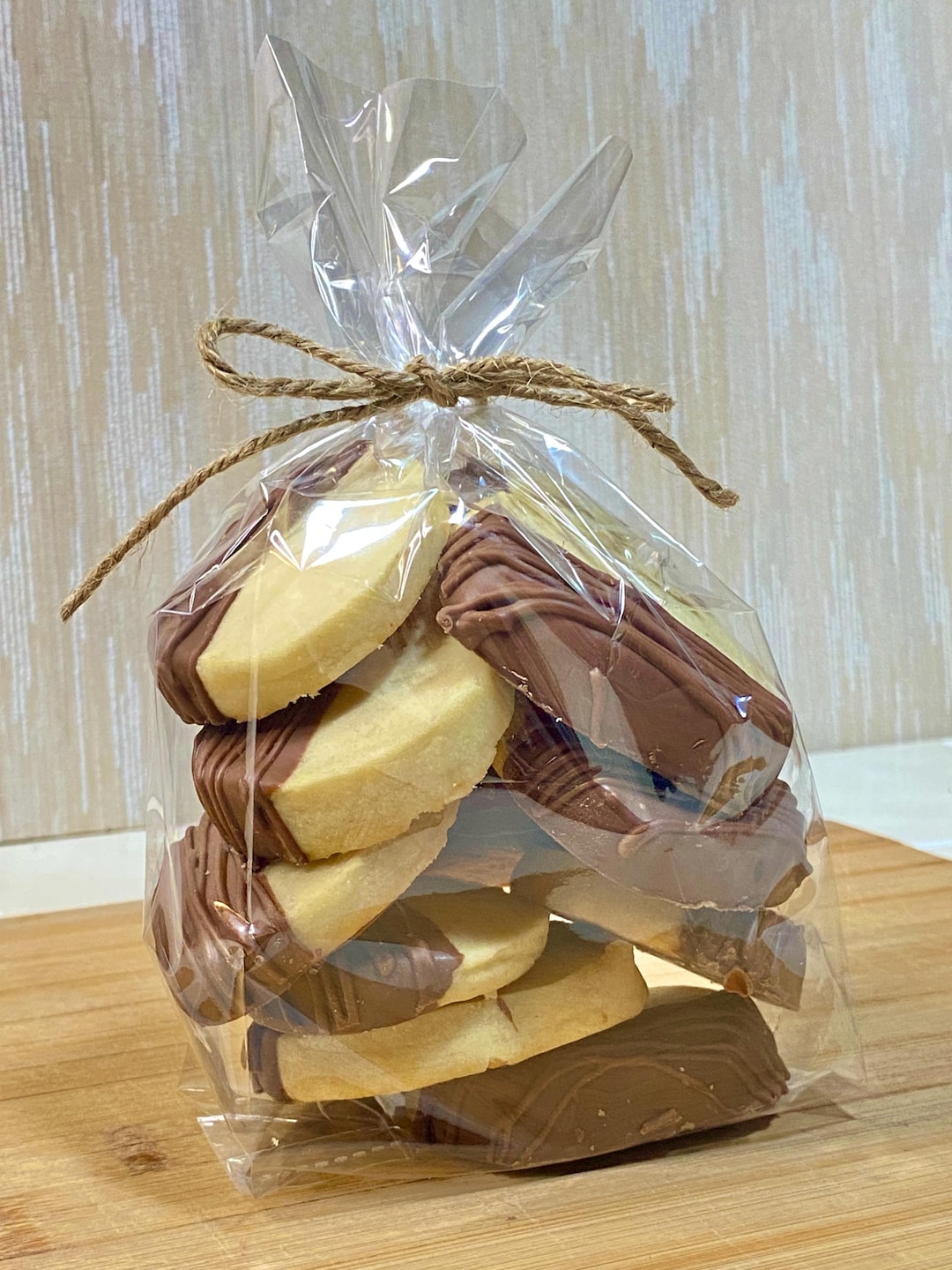 Handcrafted Chocolate Dipped Shortbread Cookies – Gift-ready Pack - Etsy