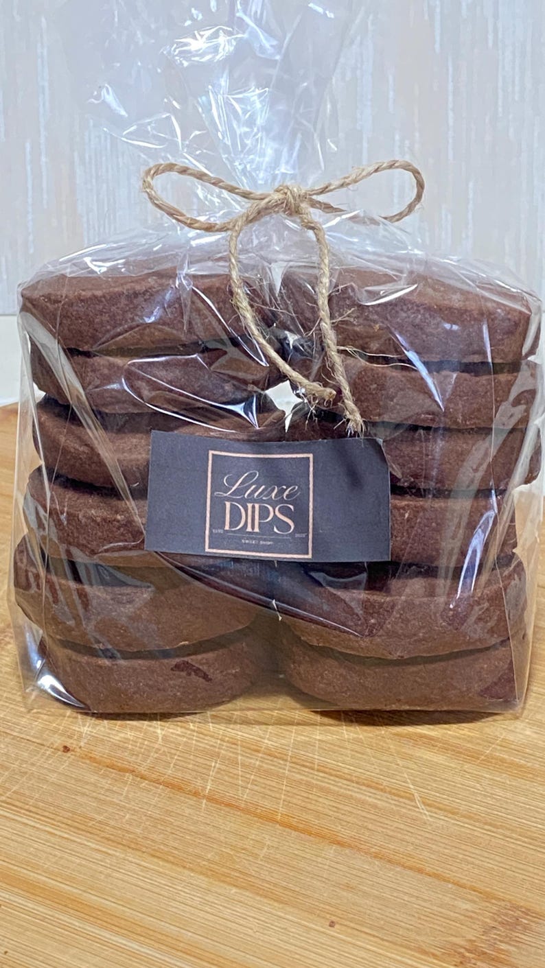Handcrafted Chocolate Shortbread Cookies – Gift-ready Pack - Etsy