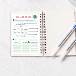 Printable Climate Zones Worksheet – Colour the Zones & Add Key Facts ...