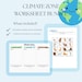 Printable Climate Zones Activity – Kids Cut and Paste Animals by ...