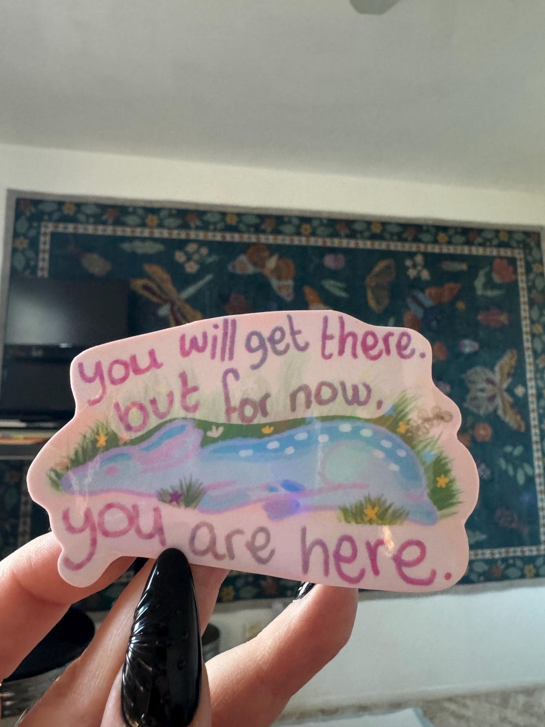 You’ll Get There Hand Cut 2x3" Sticker - Etsy