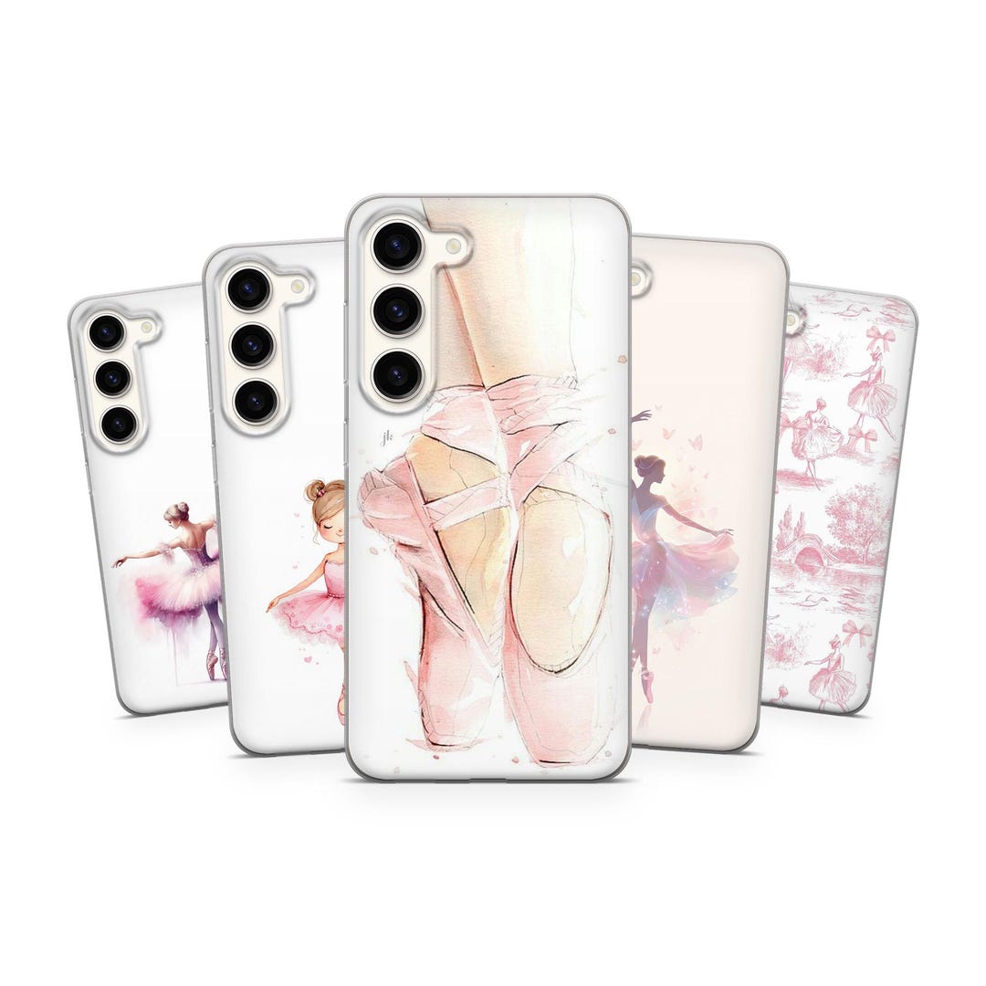 Pink Ballet & Ballerina Dance Phone Case for Samsung S24 Fe S25 Edge ...