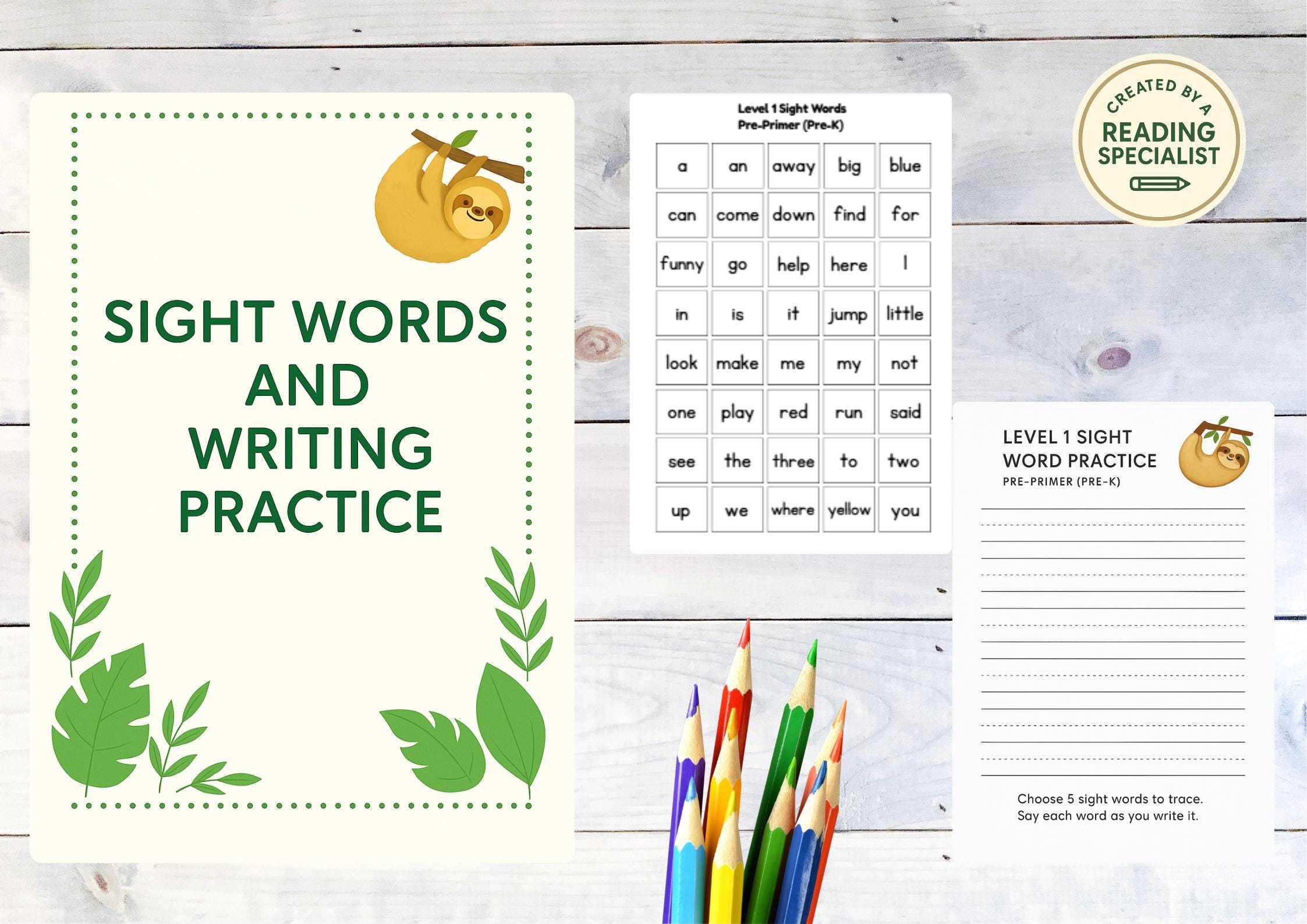 Dolch Sight Words Flashcards | Printable Reading Support for Prek–2nd | Homeschool & Classroom ...