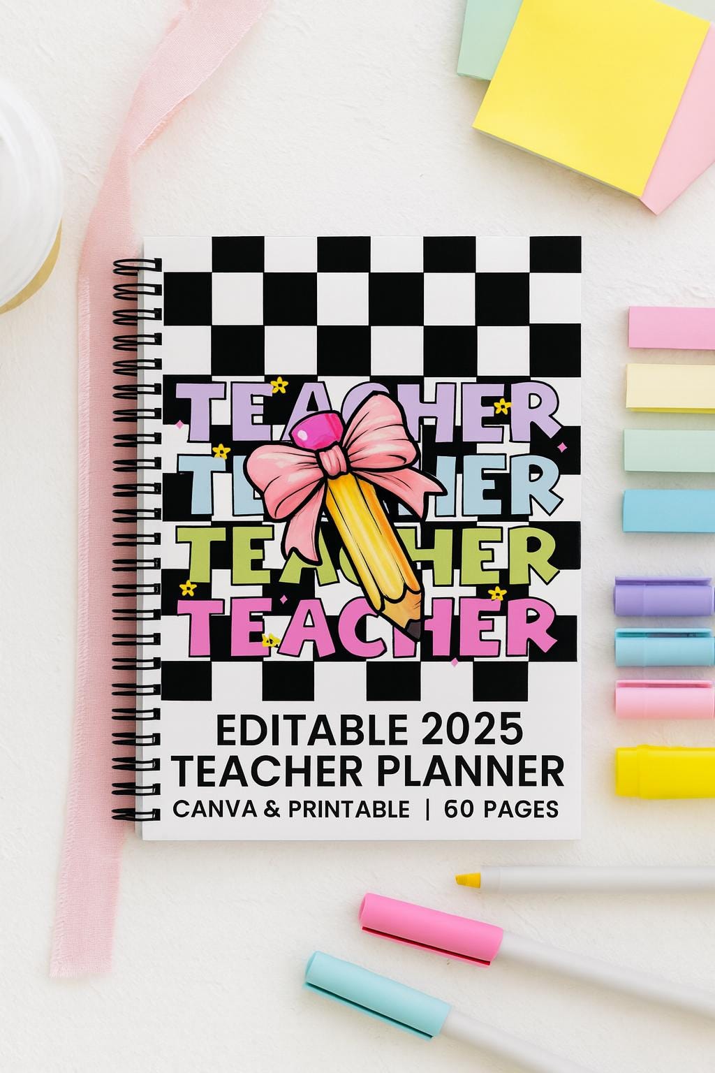 2025-2026 Teacher Planner, Canva Template, Digital Lesson Plan Book ...