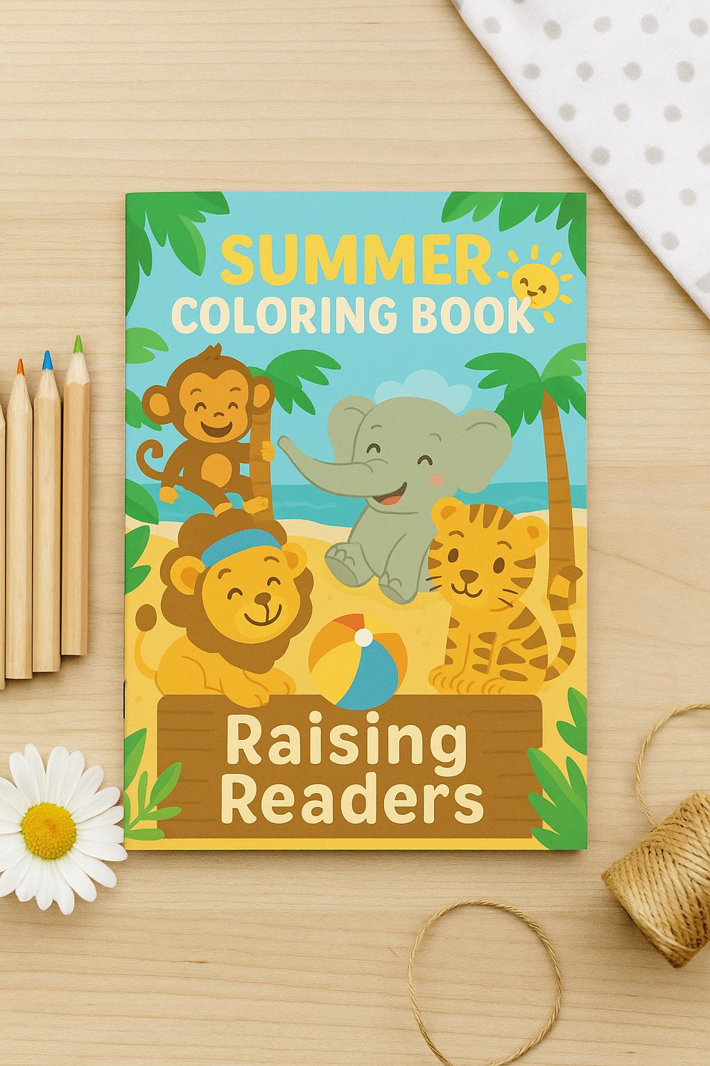 ABC Jungle Animal Coloring Pages | Summer Alphabet Tracing Pack | Level ...