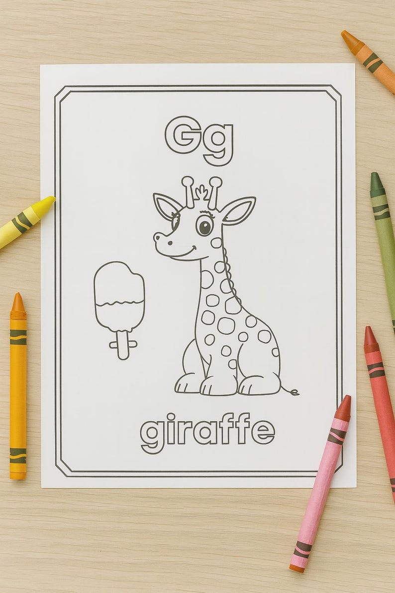 ABC Jungle Animal Coloring Pages | Summer Alphabet Tracing Pack | Level ...