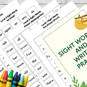 Dolch Sight Words Flashcards | Printable Reading Support for Prek–2nd | Homeschool & Classroom ...