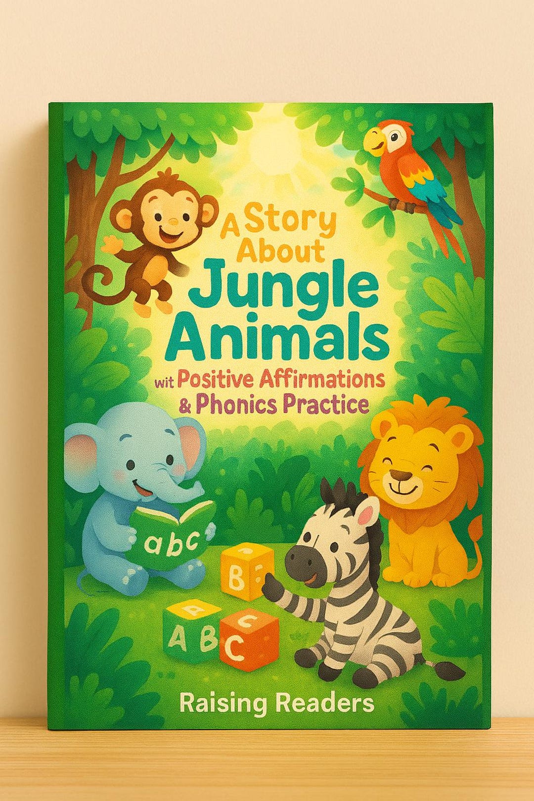 Phonics Jungle Story Book | Alphabet Reader With CVC Words & Positive ...