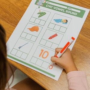 CVC Word Bundle – 5 Printable Short Vowel Phonics Games for ...