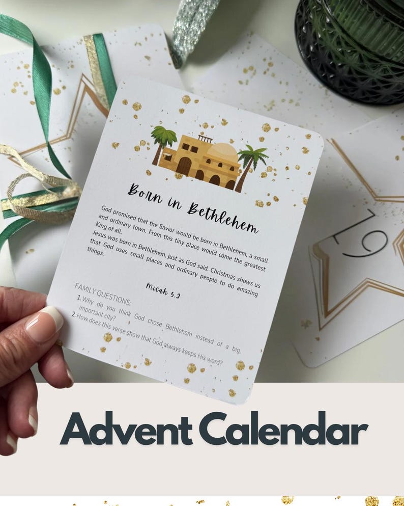 Advent Calendar the Great Journey From Creation to Christmas ...