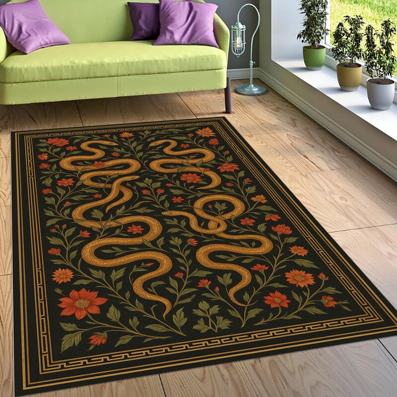 Snake Rug - Etsy