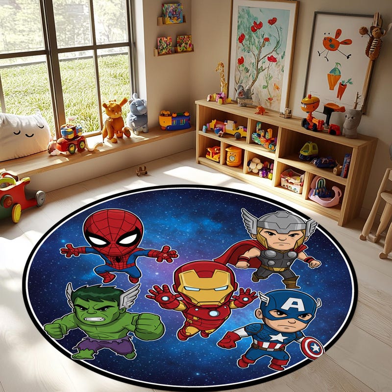 Avengers Rug - Etsy