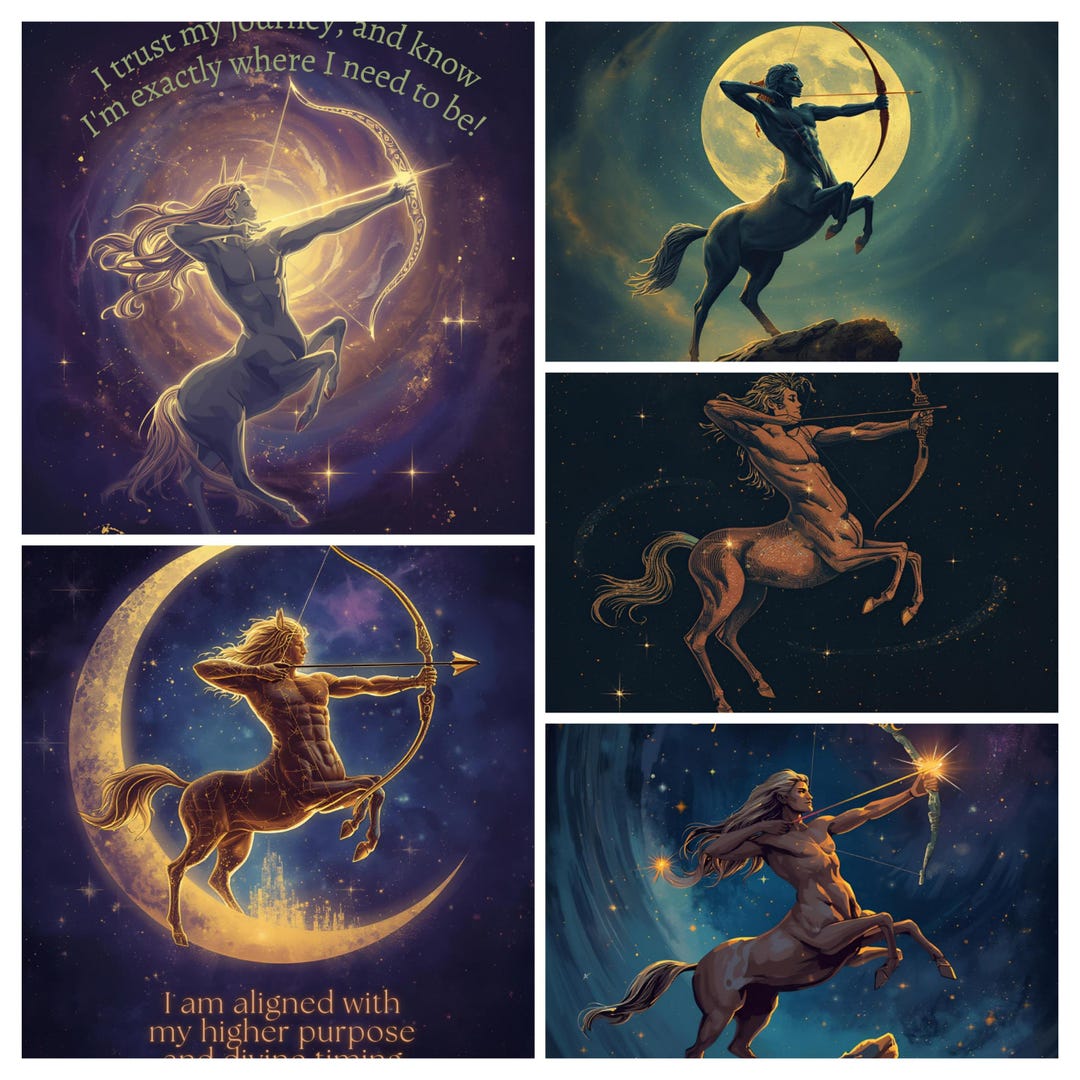 Sagittarius Affirmations Pack #2 PNG | Instagram Post | Astrology ...