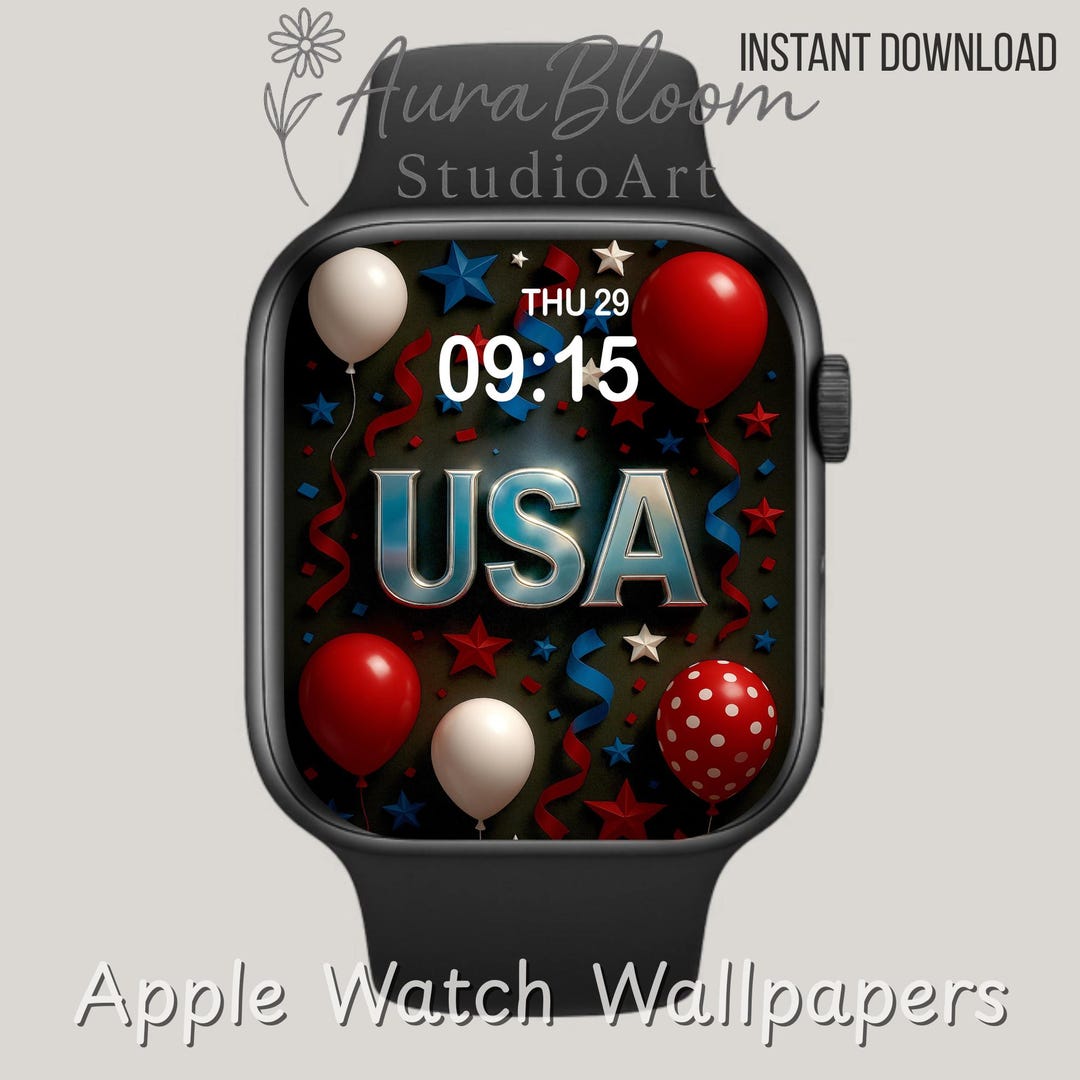 4th of July Apple Watch Wallpaper, Independence Day, Patriotic, Fourth ...