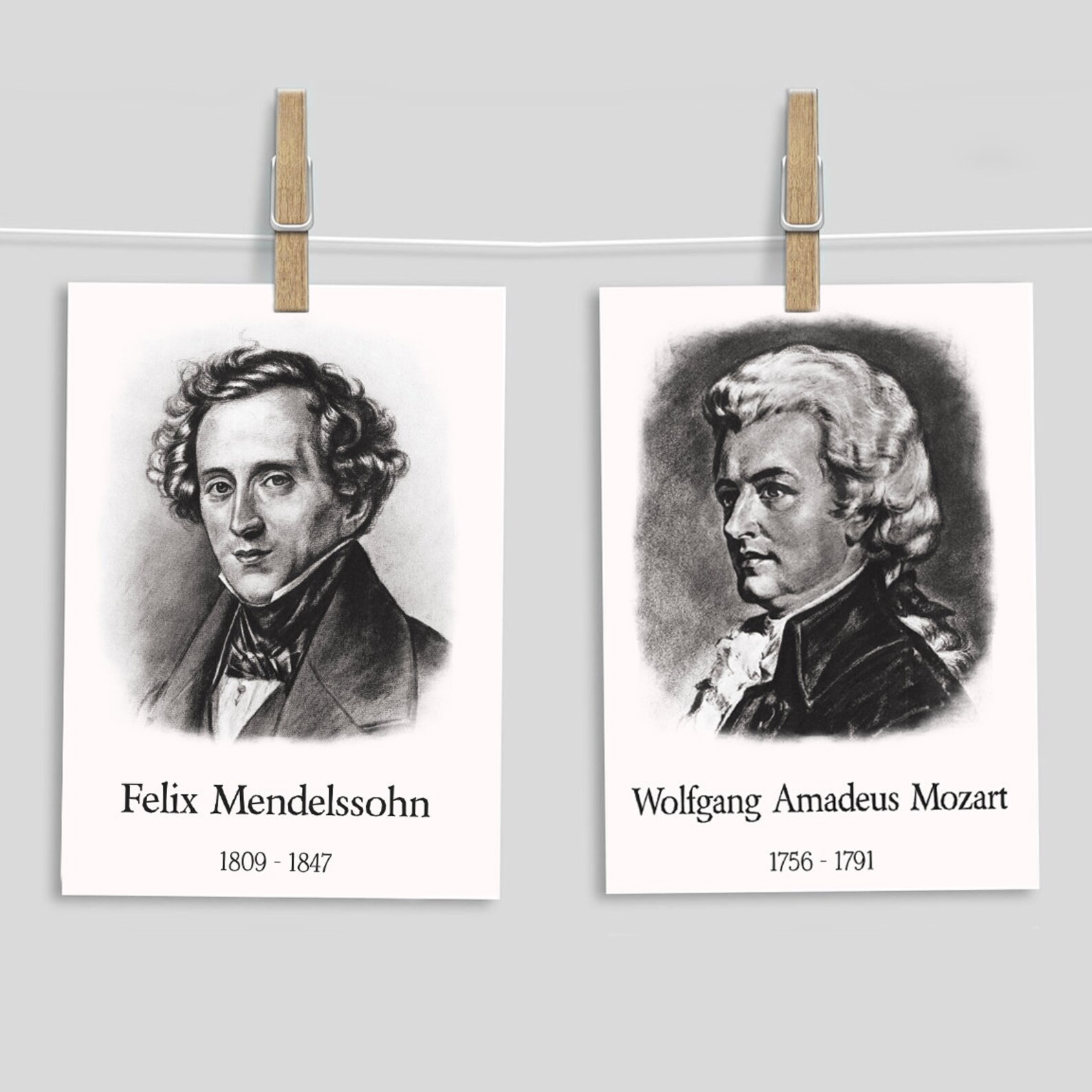 Printable Flashcards | Composer Printable Cards | Teacher Resource ...