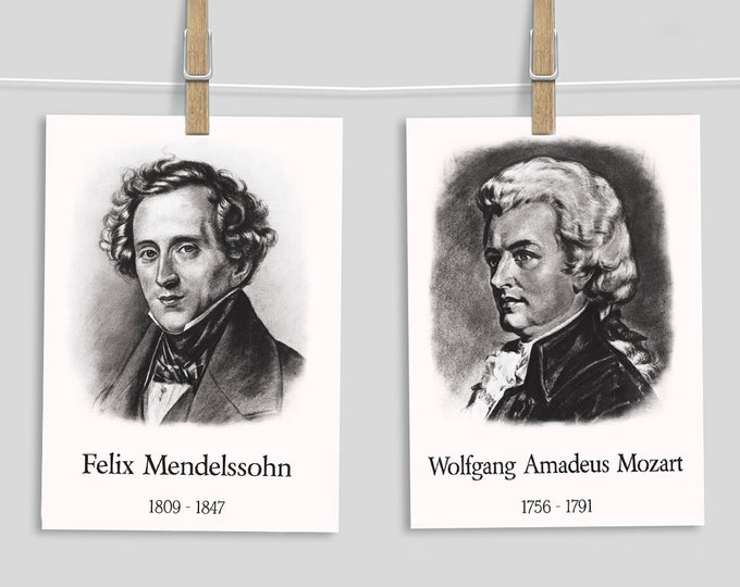 Printable Flashcards Composer Printable Cards Teacher Resource ...