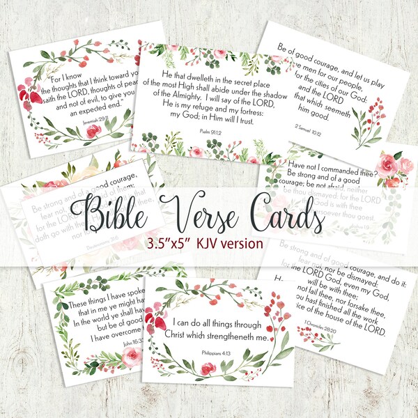 Kjv Bible Verse Posters - Etsy
