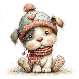 Valentine Cute Animals Clipart, Valentine Graphics, Romantic Clipart ...