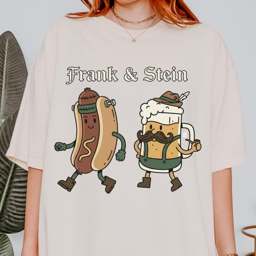 Frankenstein Oktoberfest Craft Beer Shirt - 'frank & Stein' Design - Etsy