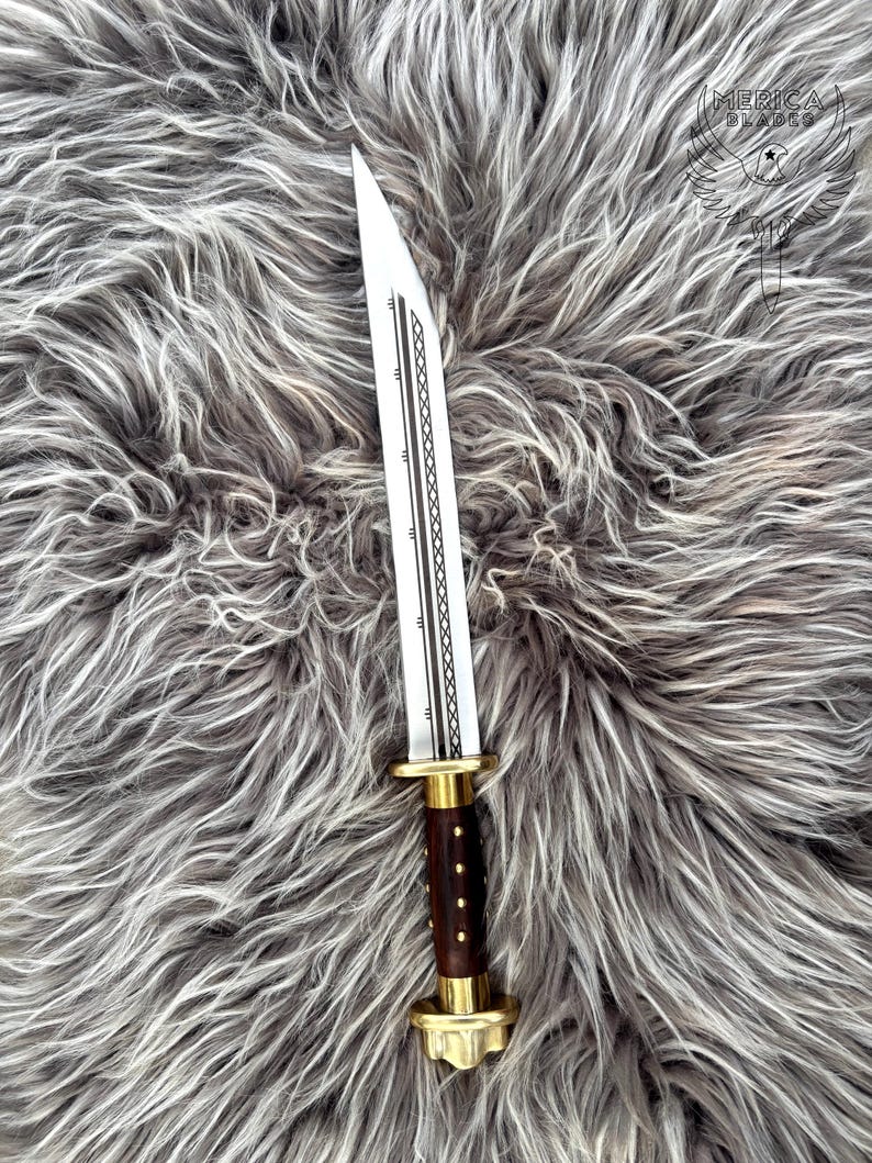 Merovingian Seax Knife | Custom Handmade Viking Seax | 1075 High Carbon ...