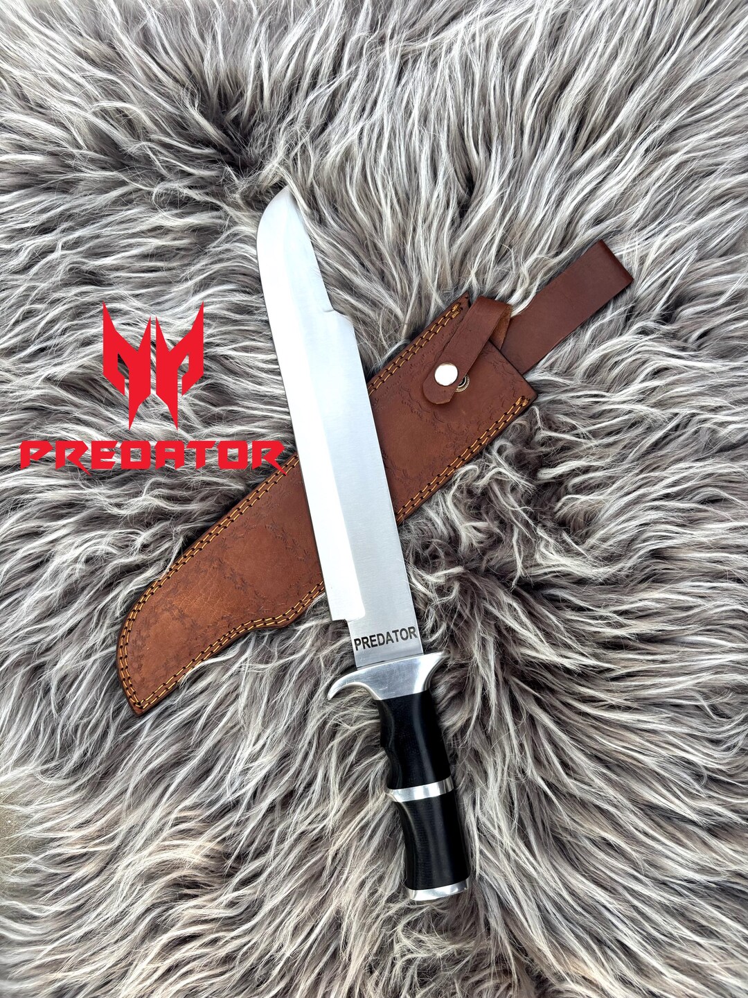 Predator Bowie Knife, Rambo Knife, Predator Replica Machete, Custom ...