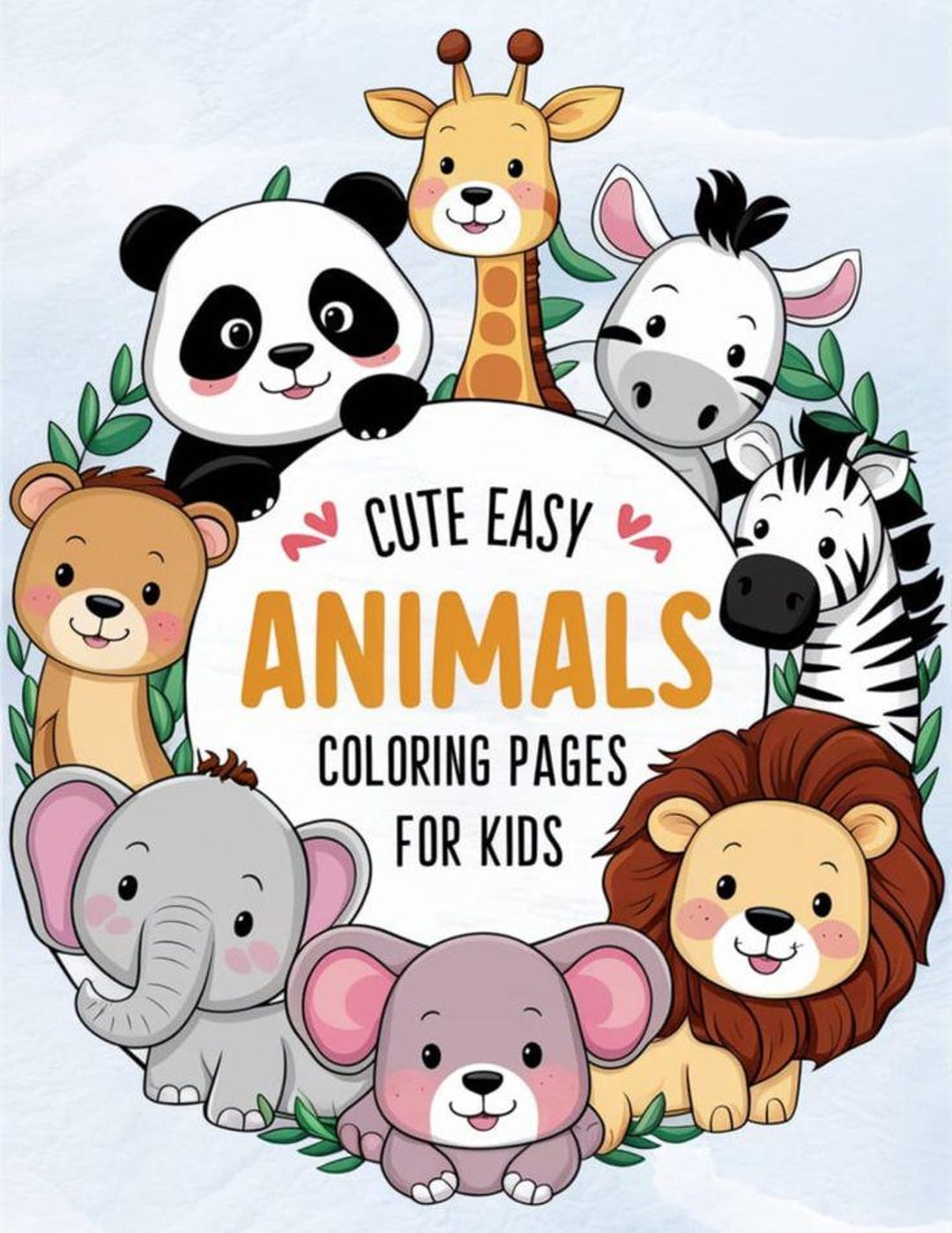 Cute Animal Drawings for Kids – Printable Coloring Pages | Fun and Easy ...