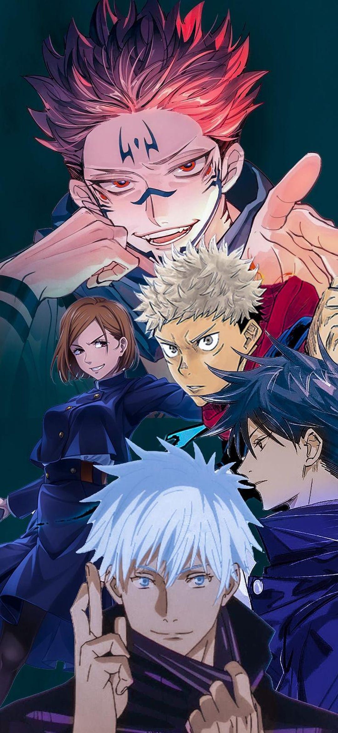 Jujutsu Kaisen Characters Coloring Book | Anime Printable for Kids ...