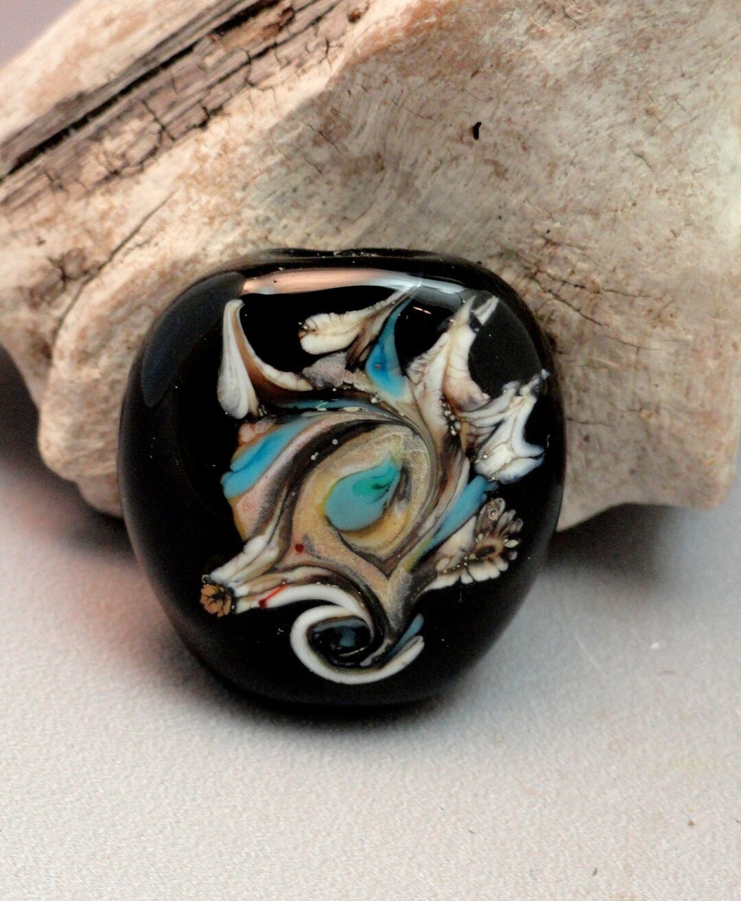 Lampwork Focal, Flamework, Mythical Fox, Glass Focal Bead, Handmade ...