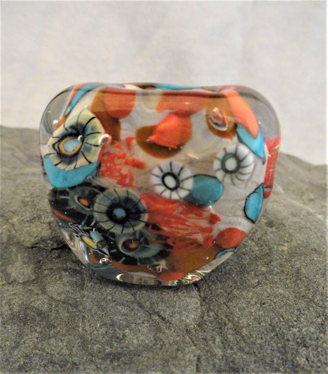 Lampwork Focal Bead, Coral Reef, Art Glass, Artisan Bead, Handmade ...