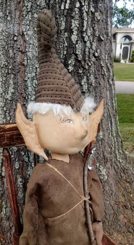 Elf Patterns Primitive Patterns Woodland Elf Pattern Elf | Etsy
