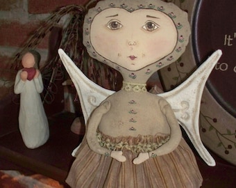 Primitive Angel Doll | Etsy