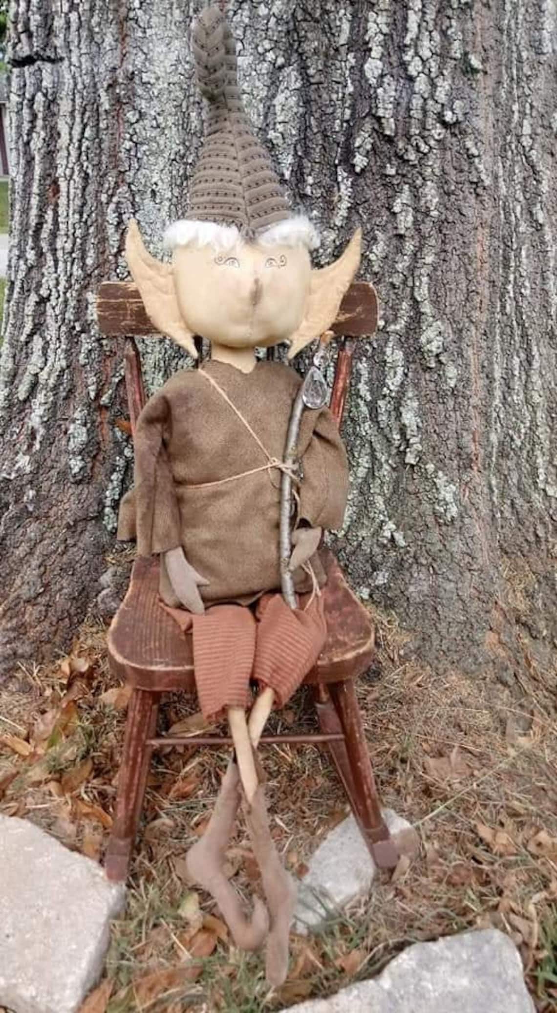 Elf Patterns, Primitive Patterns, Woodland Elf Pattern, Elf Doll ...